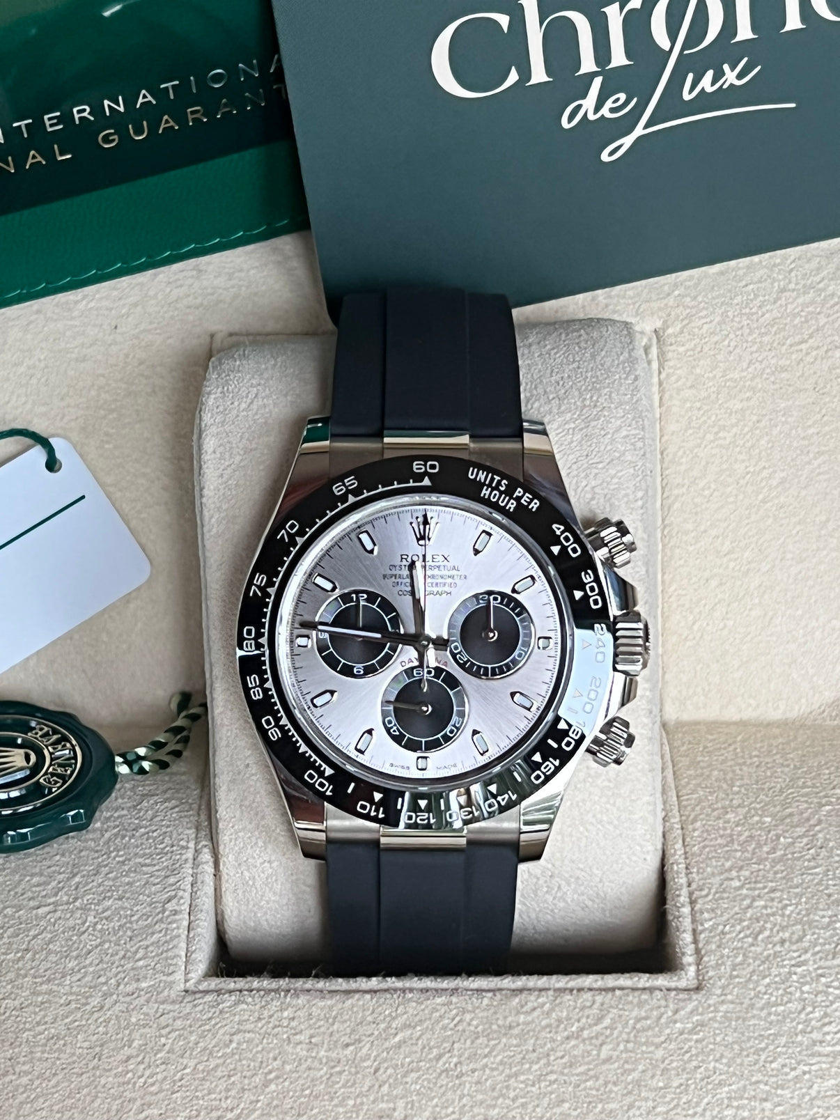 Rolex Daytona Oysterflex Ghost 116519LN 2023 – Chrono de Lux